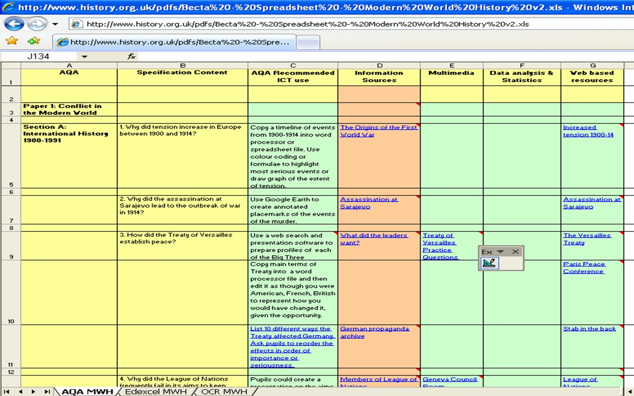 Using ICT and film at Key Stage 4 - Keystage History