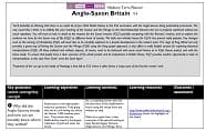 Planning For Teaching Anglo Saxon Britain KS2 | Keystage history